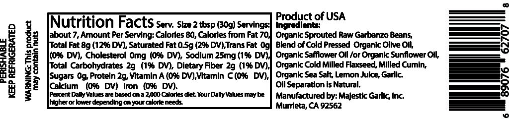 Nutrition Facts | Majestic Garlic