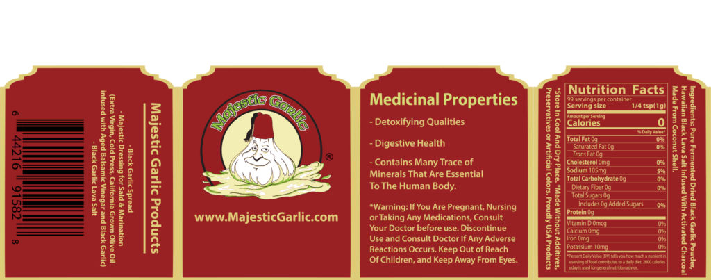 Nutrition Facts | Majestic Garlic